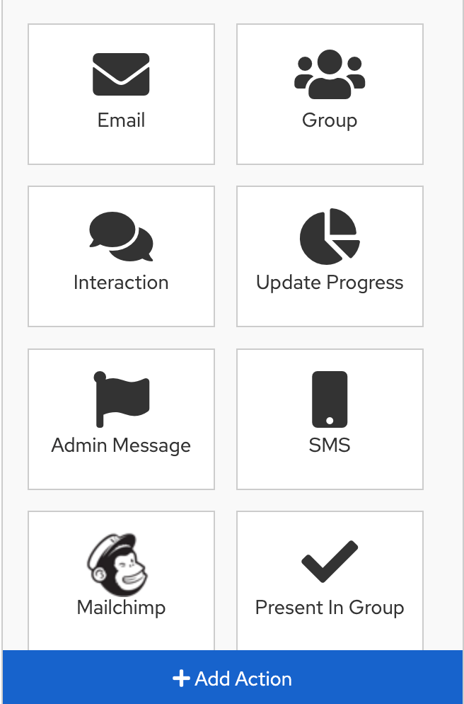 Understanding Triggers and Actions – ChMS Help Center