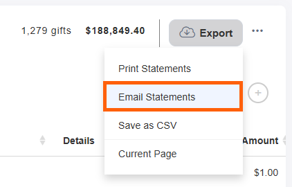 How to Email Giving Statements – ChMS Help Center